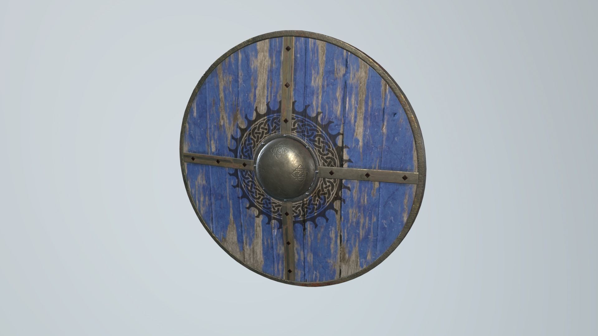 Viking Shield 3D model | CGTrader