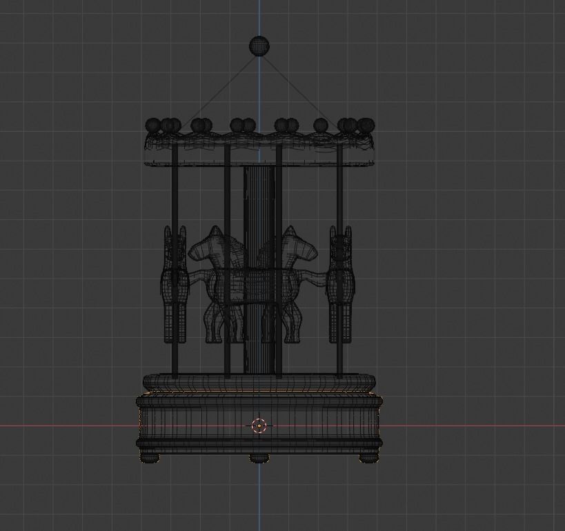 Christmas Carousel 3D model | CGTrader