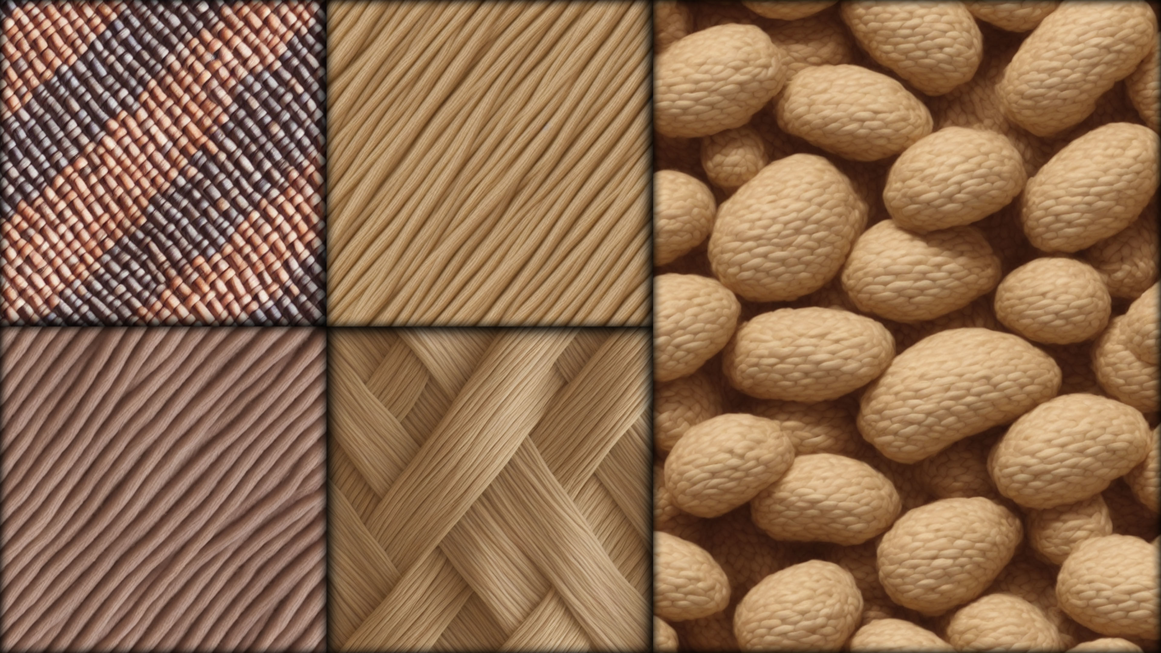 10 Basketweave Seamless PBR Texture - 4K resolution - Vol 3 Texture ...