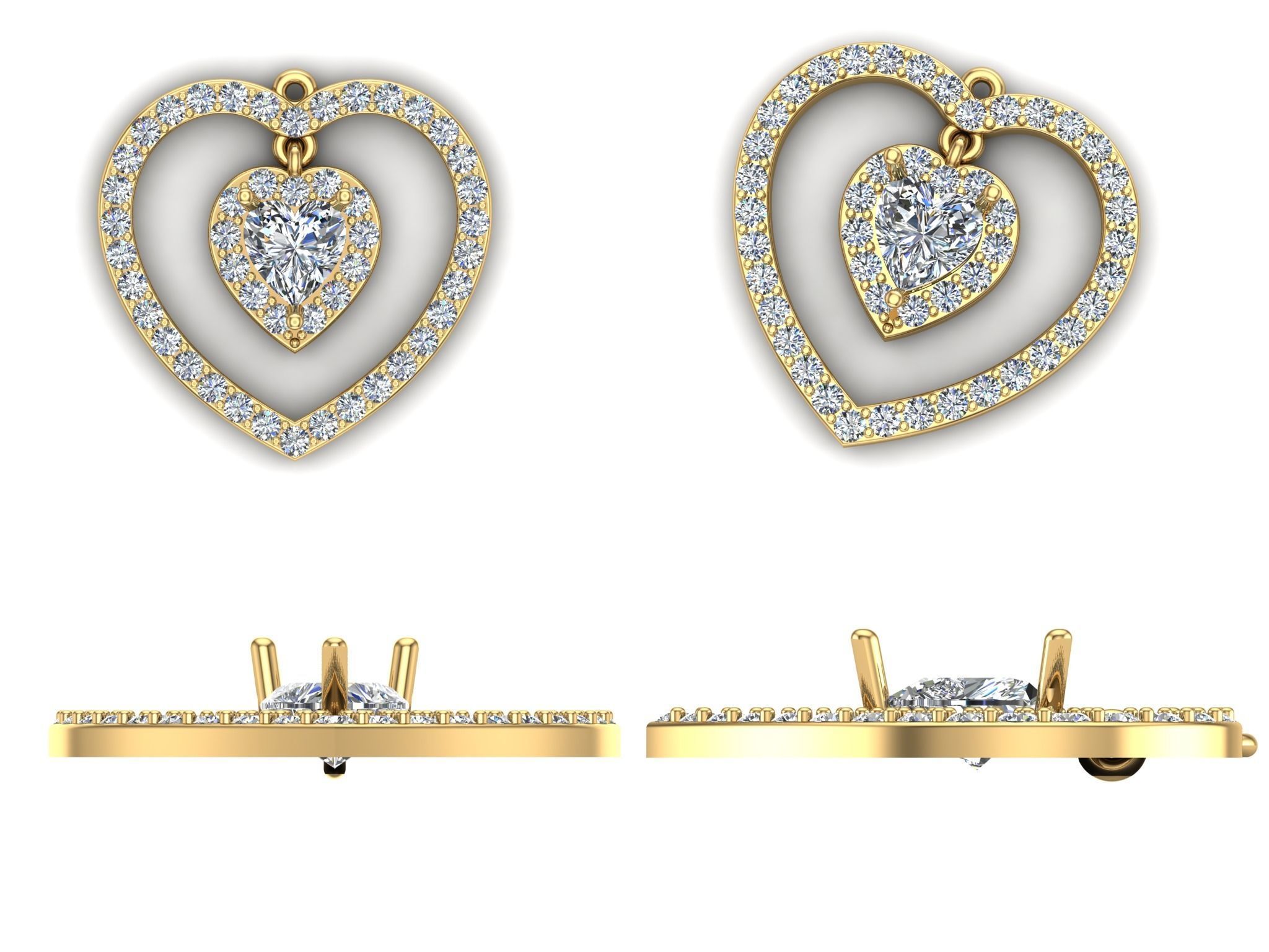 Pendant bi19 3D model 3D printable | CGTrader