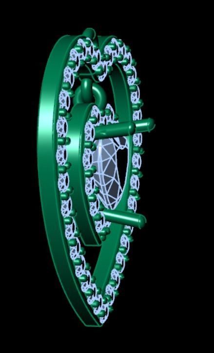 Pendant bi19 3D model 3D printable | CGTrader