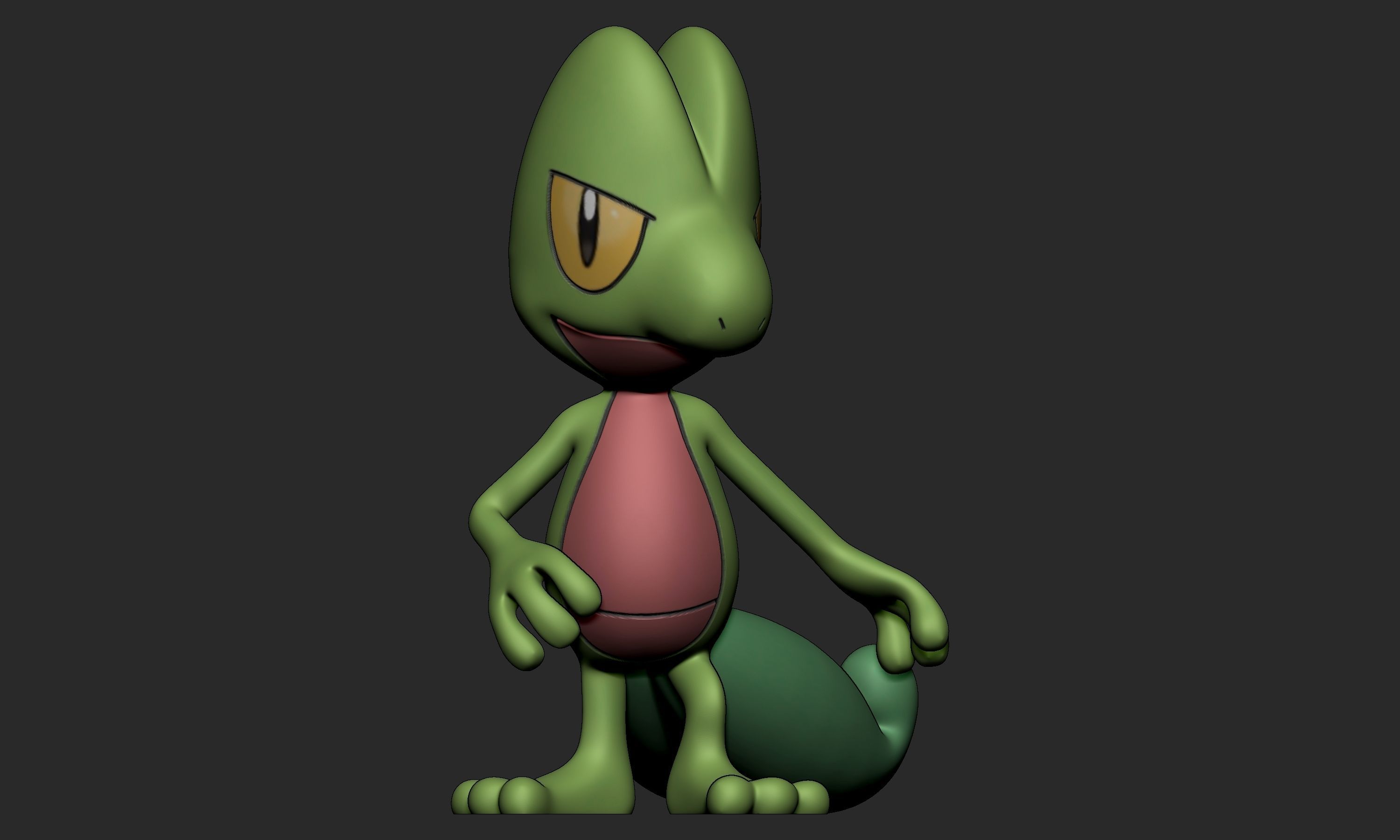 Pokemon - Treecko with 2 poses 3D model 3D printable | CGTrader