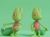 Pokemon - Treecko with 2 poses 3D model 3D printable | CGTrader
