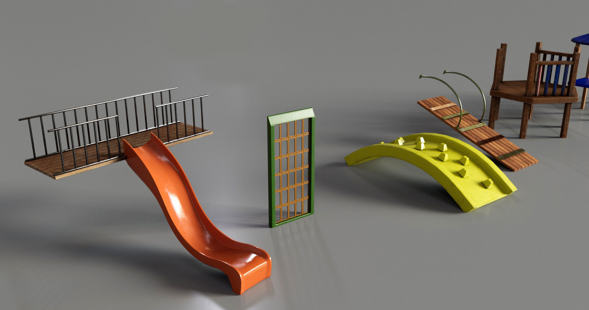 3D model Playground Kid assets VR / AR / low-poly | CGTrader