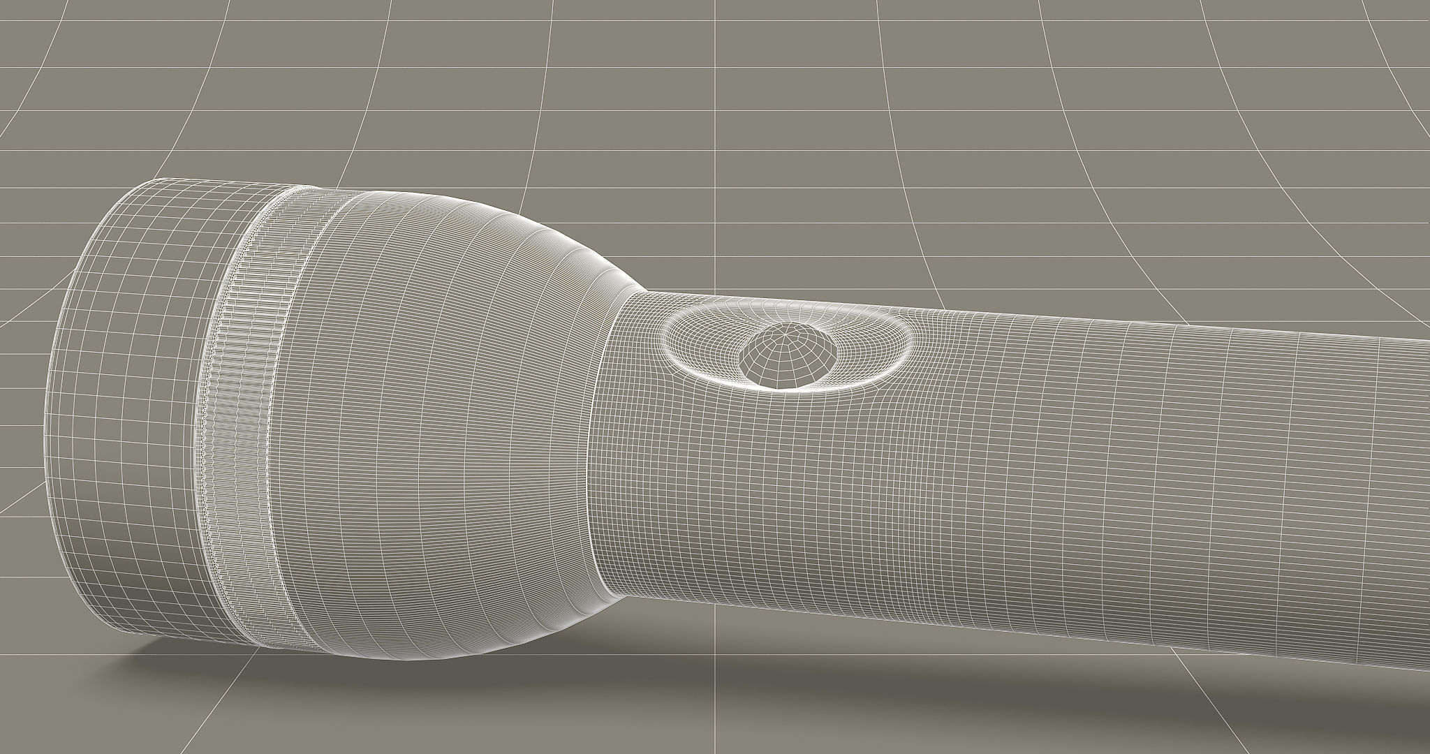 Maglite D3 Flashlight 3D model | CGTrader