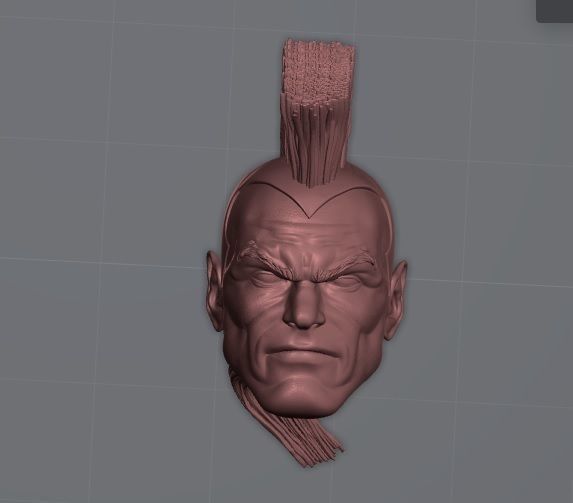 Gladiator - Headsculpt for Action Figures 3D print model 3D model 3D ...