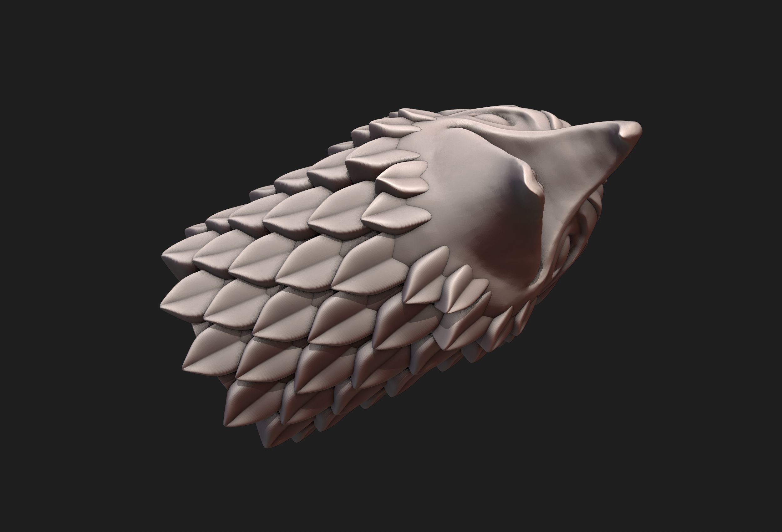 Falcon Head Stylized 3D model 3D printable | CGTrader