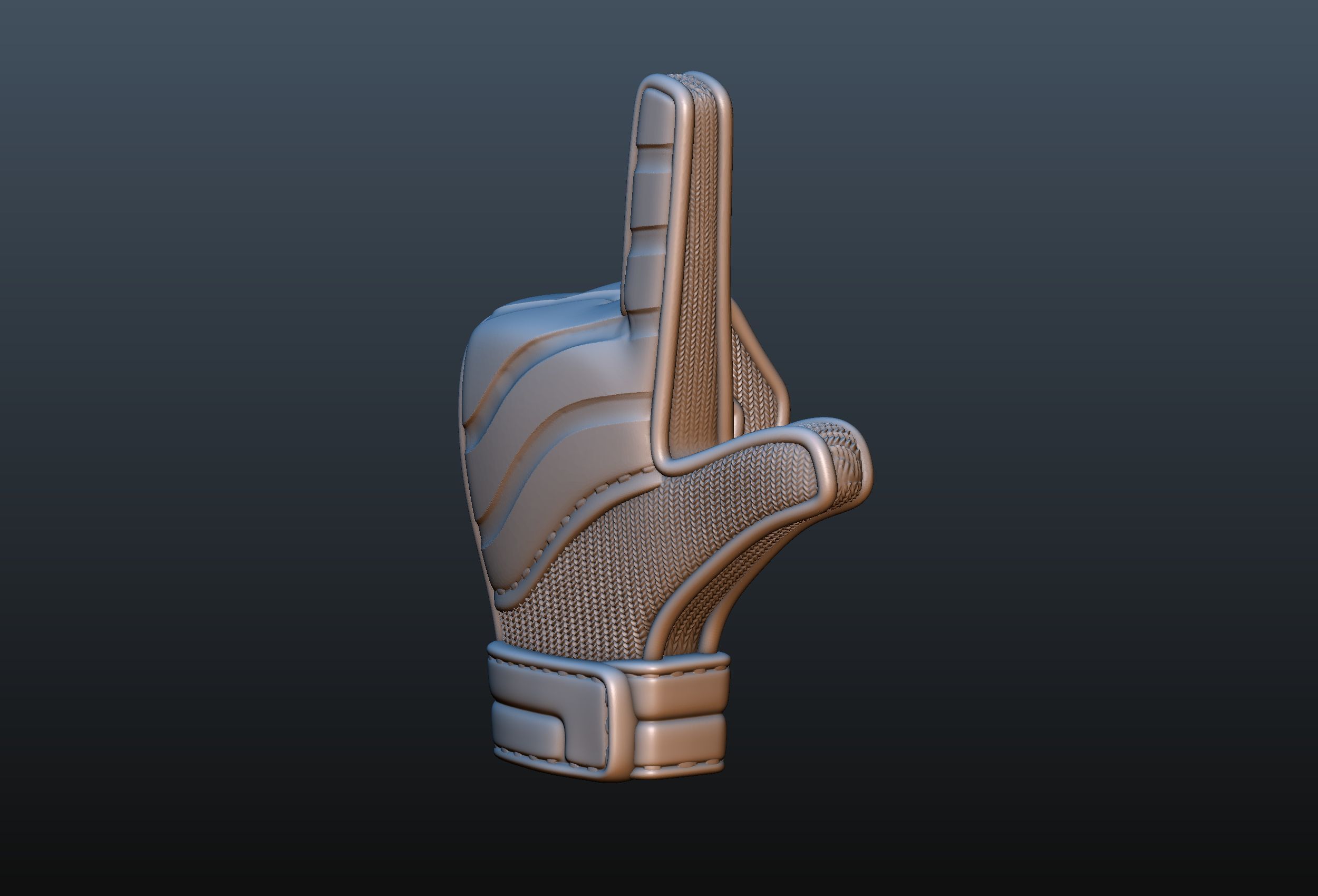 Goalkeeper Glove Stylized 3D model 3D printable | CGTrader