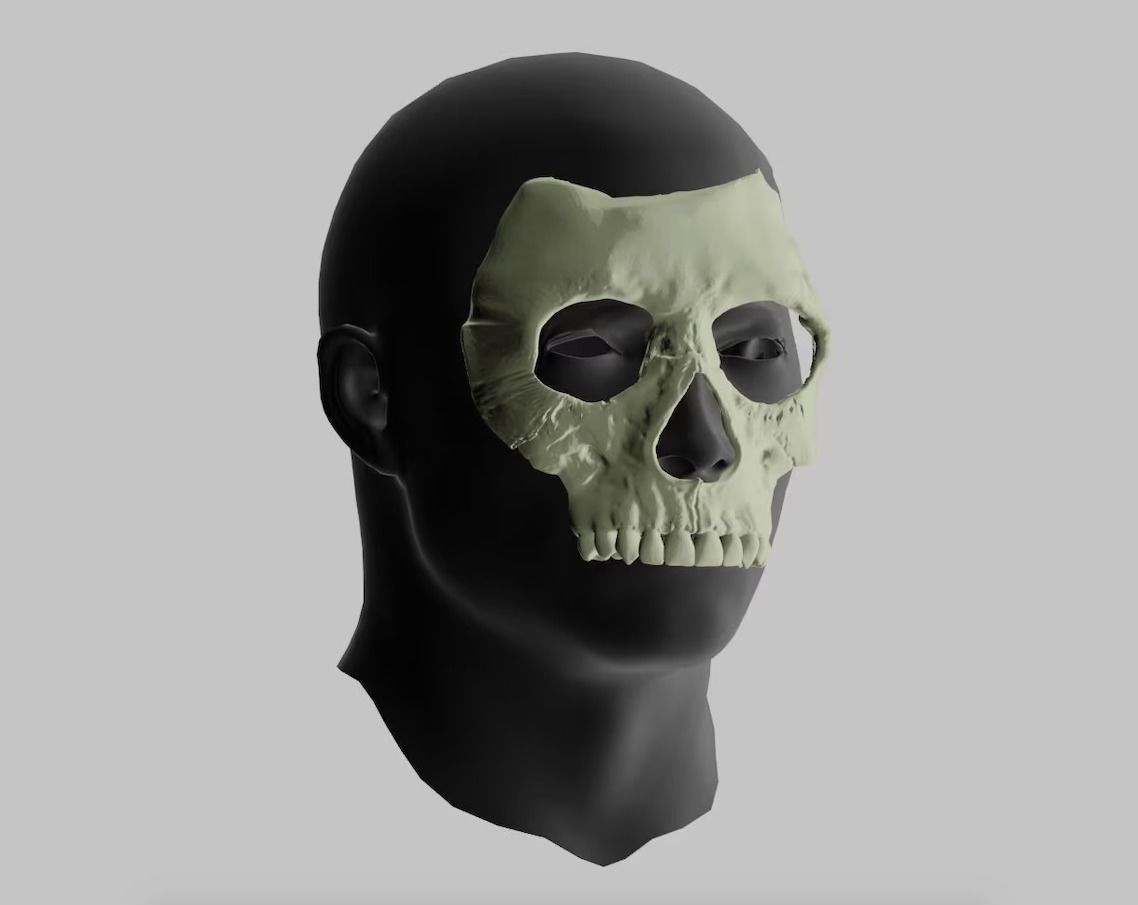 COD GHOST Simon Riley Op Mask STL Warzone Call of Duty 3D 3D model 3D ...