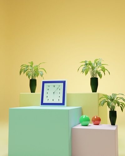 3D model Wall Clocks VR / AR / low-poly | CGTrader