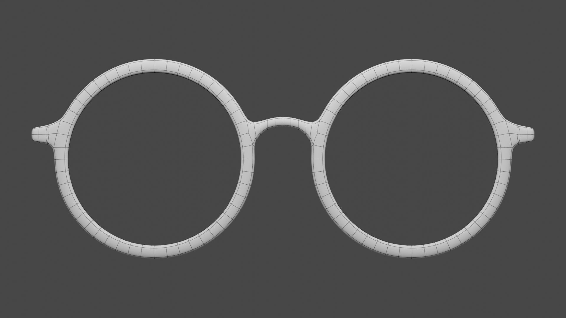 Eyeglasses or Glasses 3D Model in Easy Cartoon Minimalist Style 3D ...