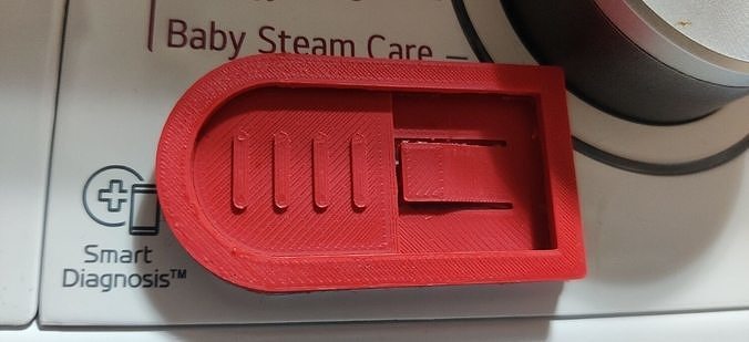 Child lock for button 3D model 3D printable | CGTrader