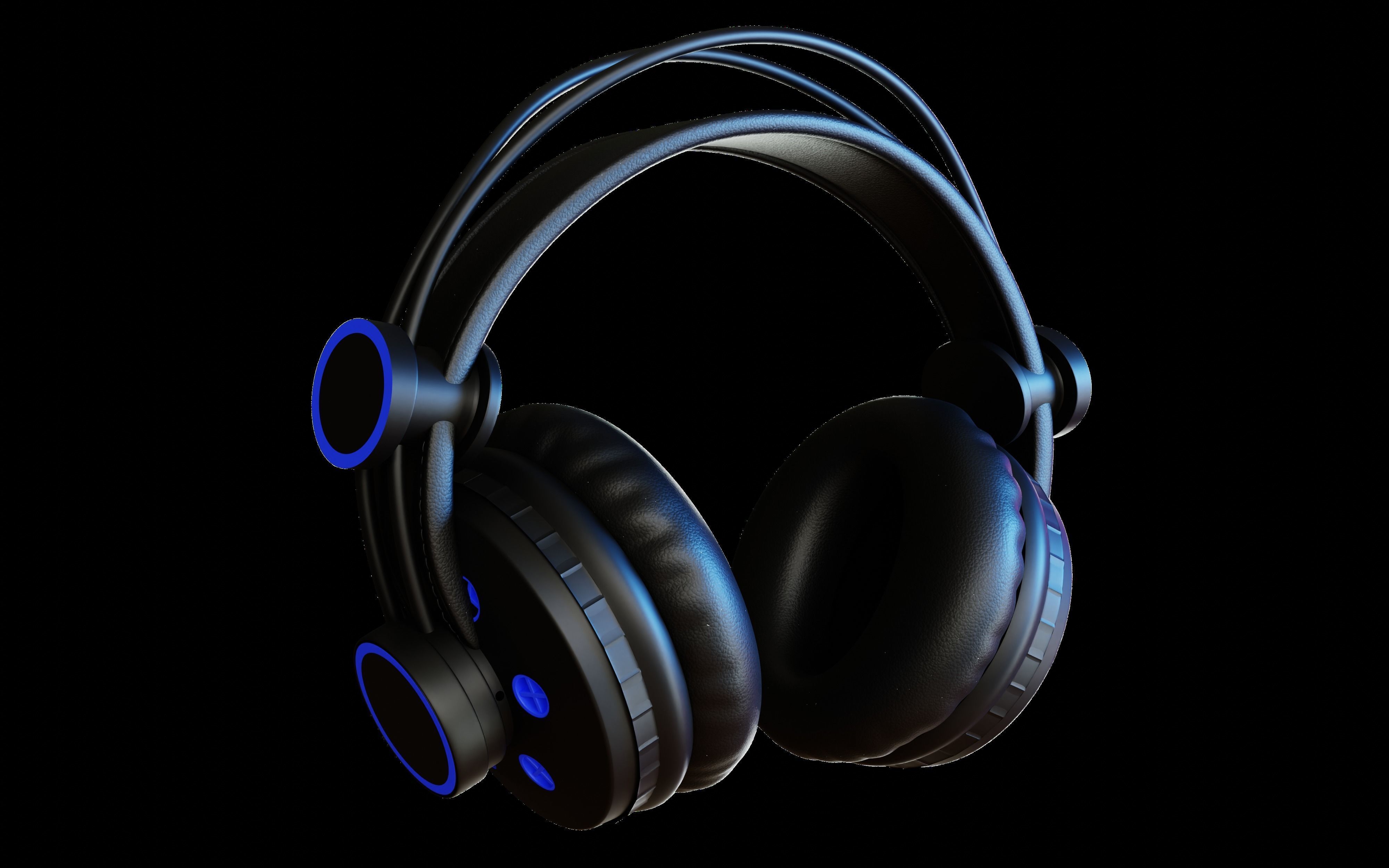 Headphones 3d rendering design for product mockup purposes 3D model ...