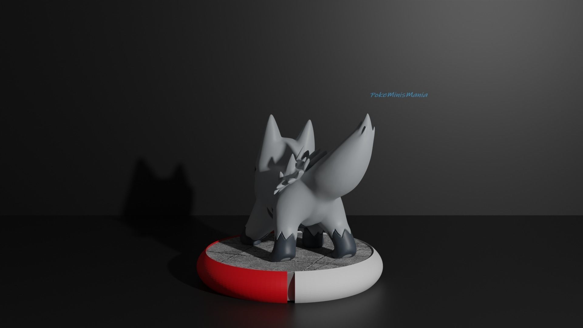 Poochyena pokemon 3D print model free 3D model 3D printable | CGTrader