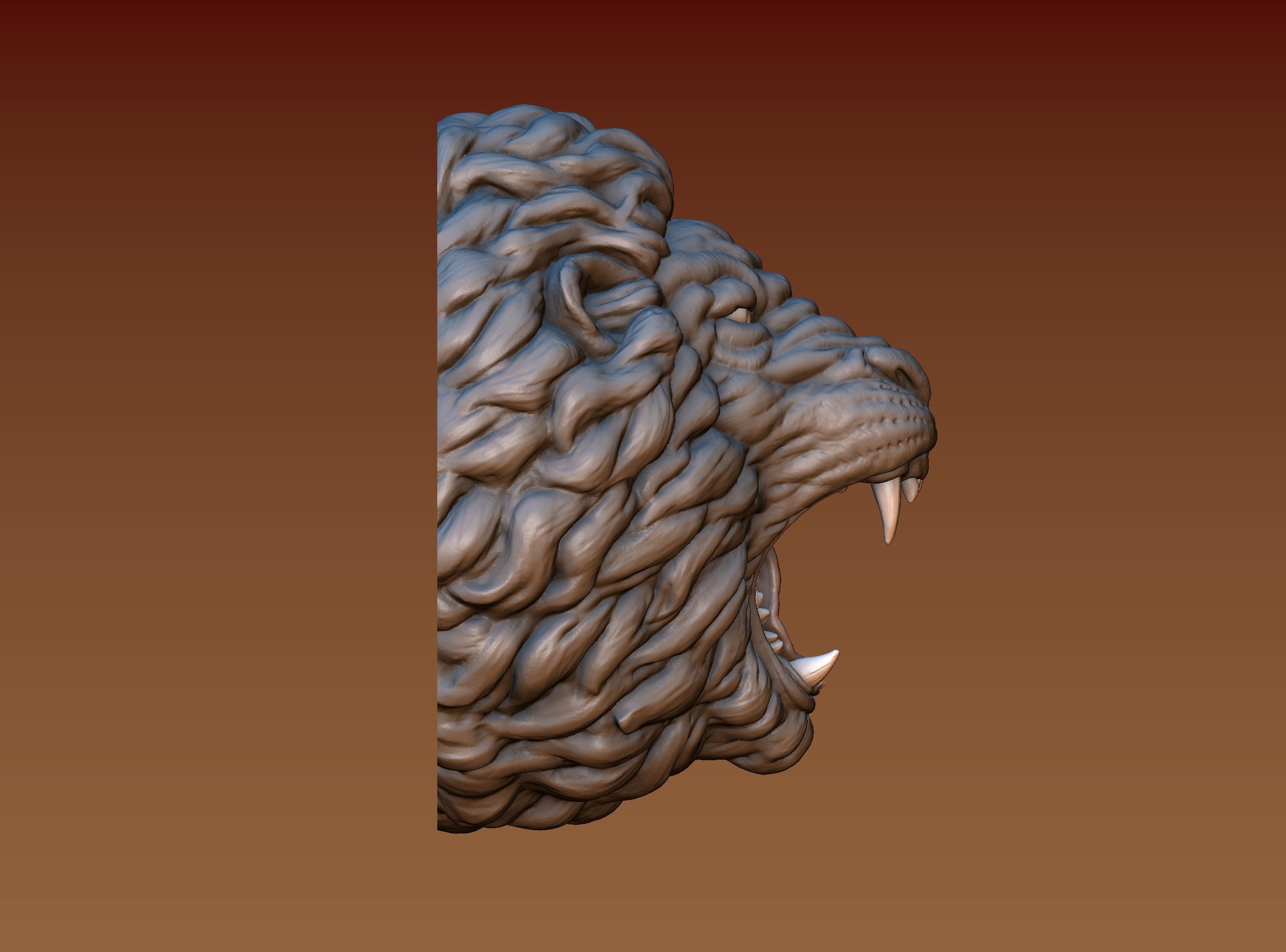 Lion head 3D model 3D printable | CGTrader