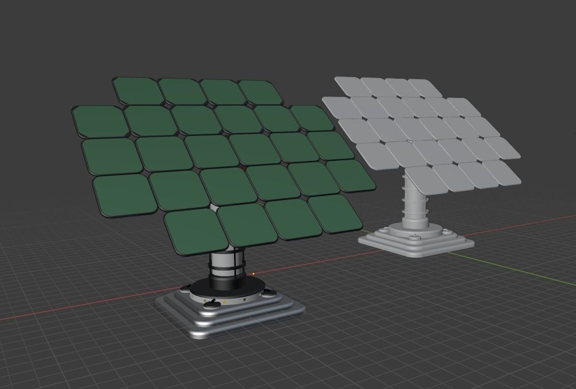 Scifi Solar Panel 3D model | CGTrader