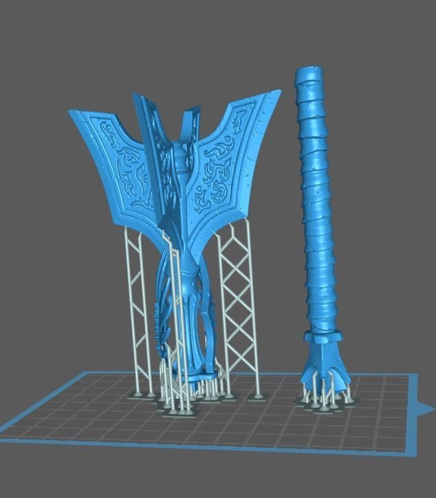 Runes weapons collection 3d print 3D printable | CGTrader