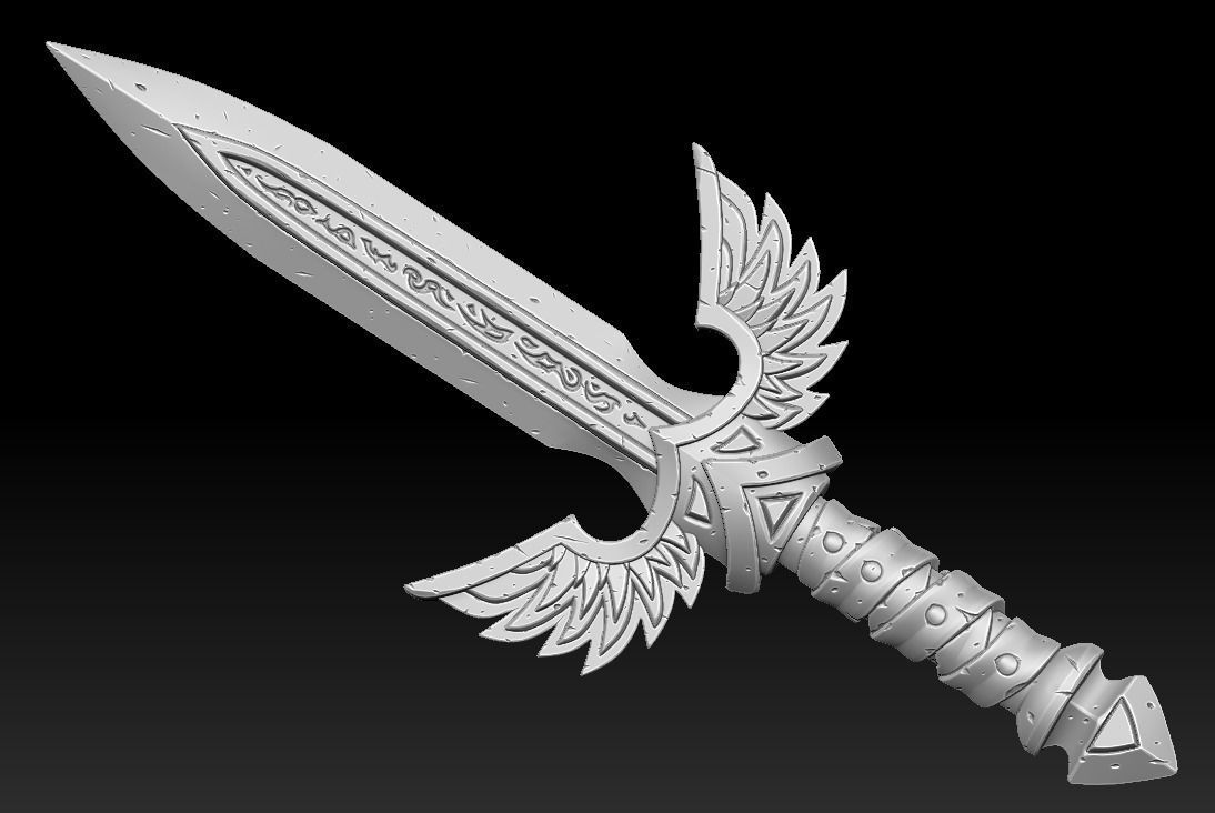 Runes weapons collection 3d print 3D printable | CGTrader