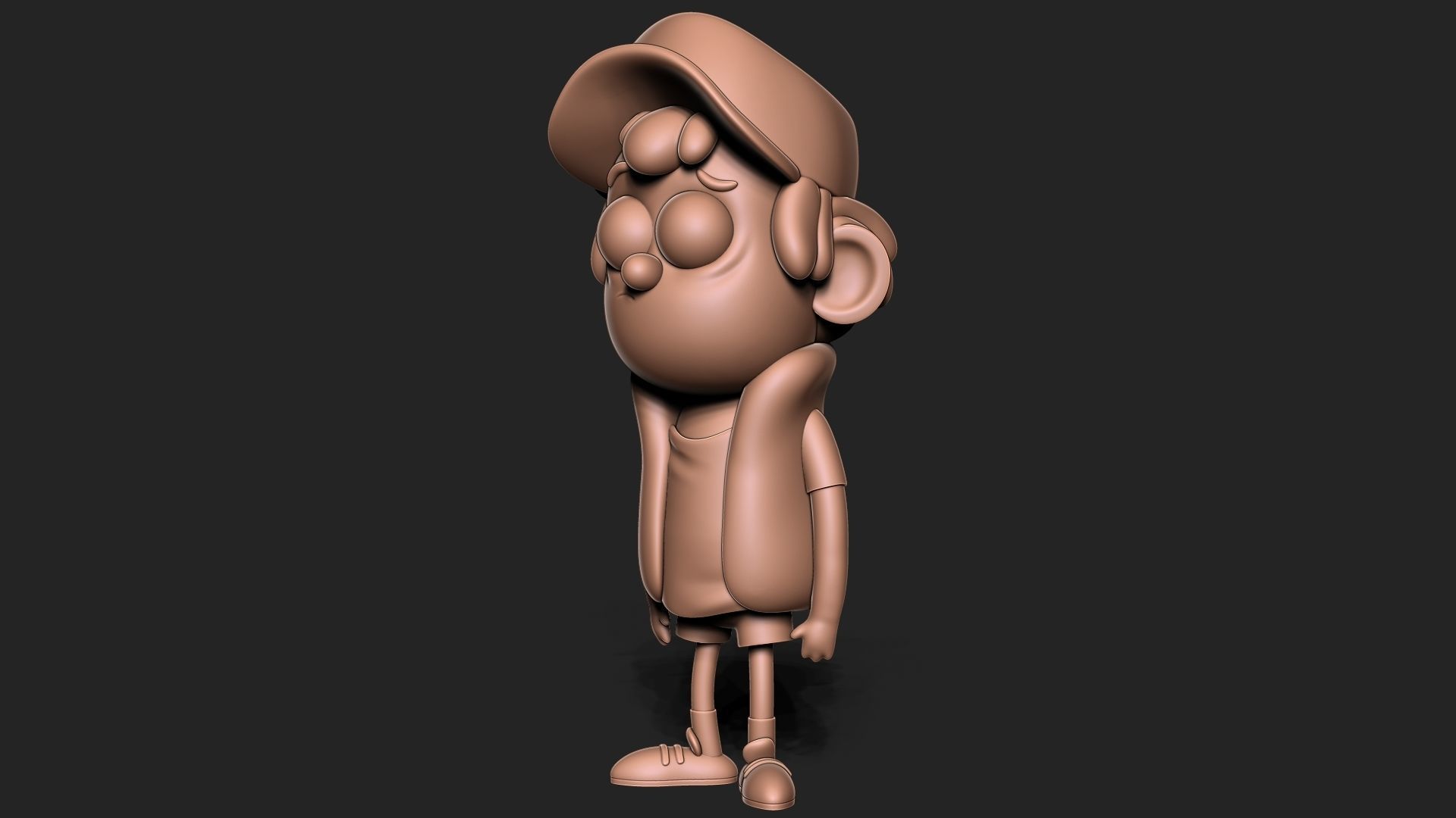 Dipper Gravity Falls 3D model 3D printable | CGTrader
