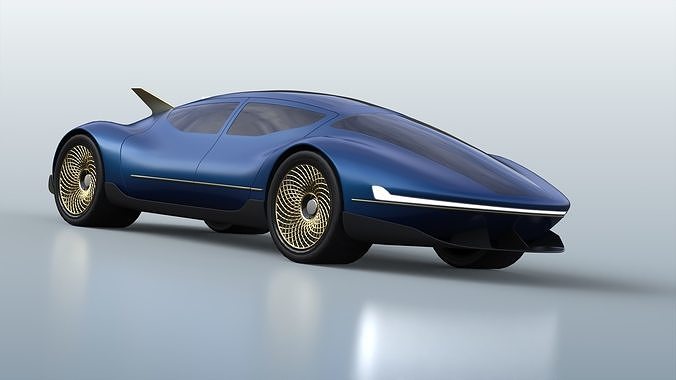 Excalibur V2- Futuristic Super Limousine 3D model | CGTrader