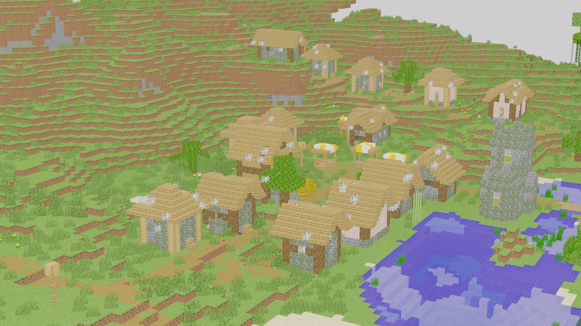 Minecraft Village 3D Model , Minecraft-villager 3D models – XULC