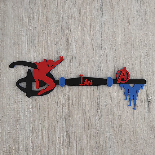 SPIDERMAN DISNEY KEY 3D model 3D printable | CGTrader