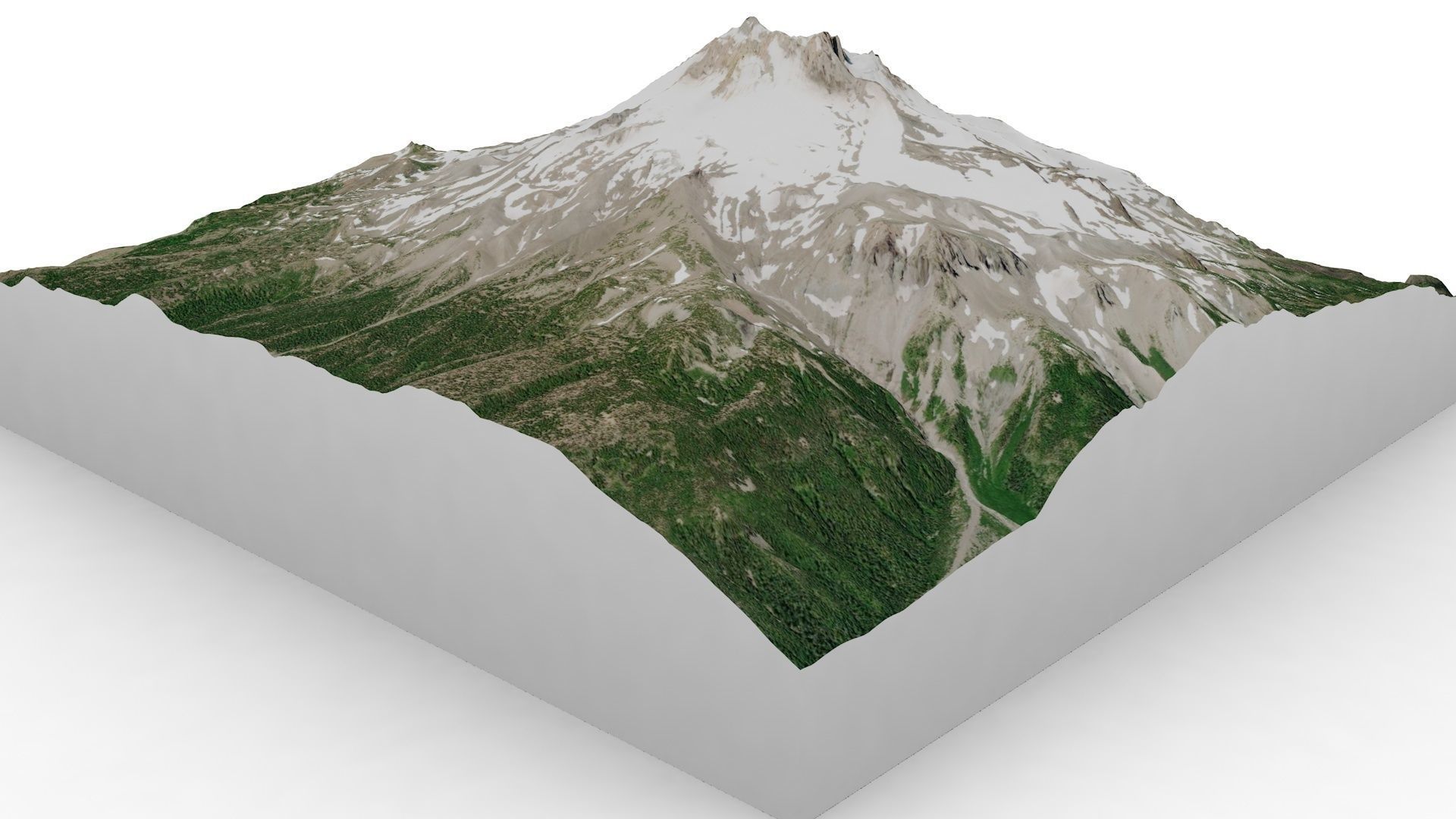 Mount Jefferson 3D model | CGTrader