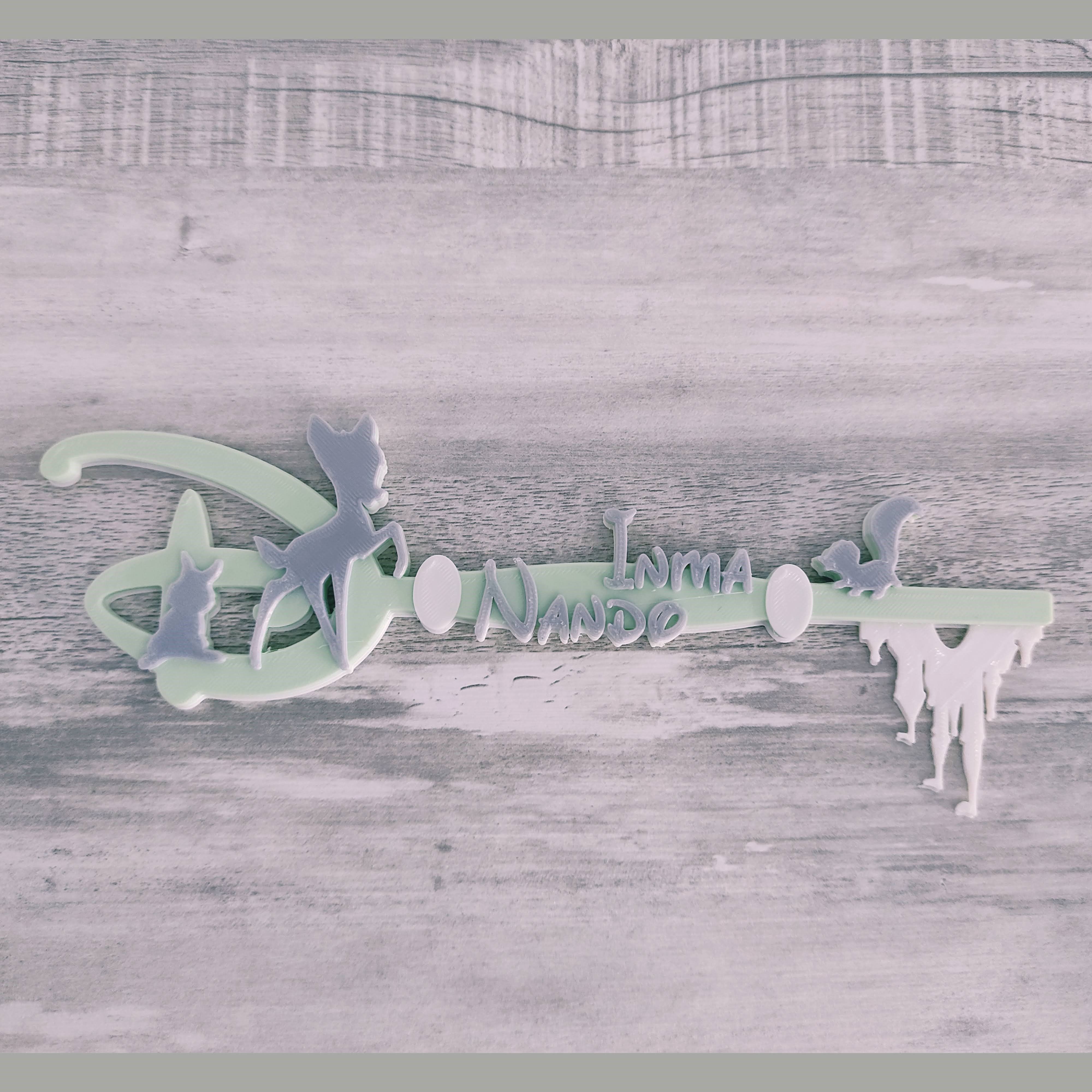 BAMBI DISNEY KEY 3D model 3D printable | CGTrader