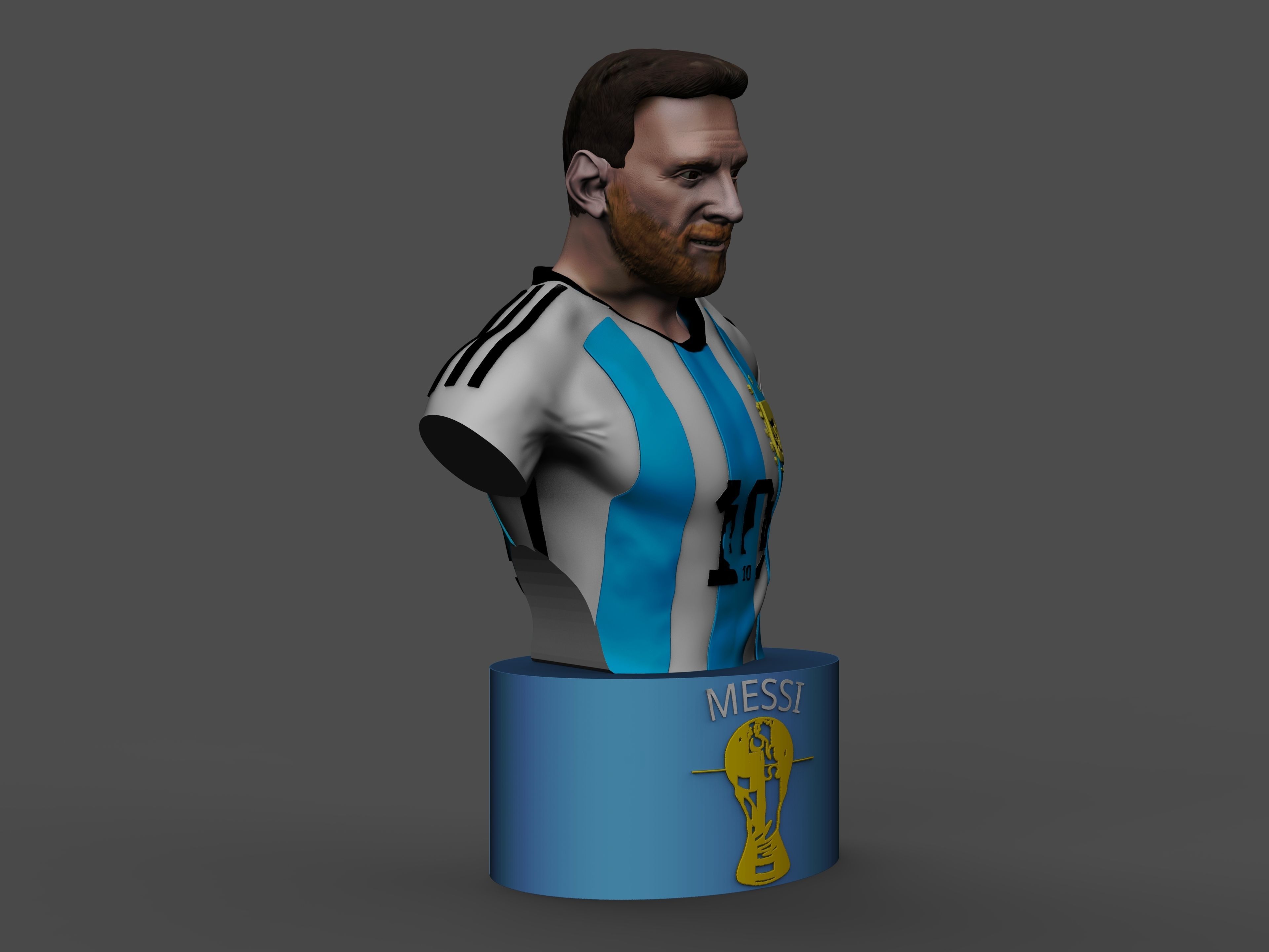 Lionel Messi 3D print 3D model 3D printable | CGTrader