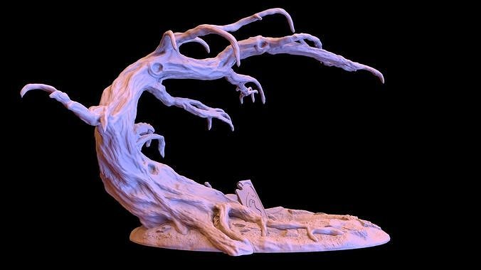 Tree Clay Sculpture