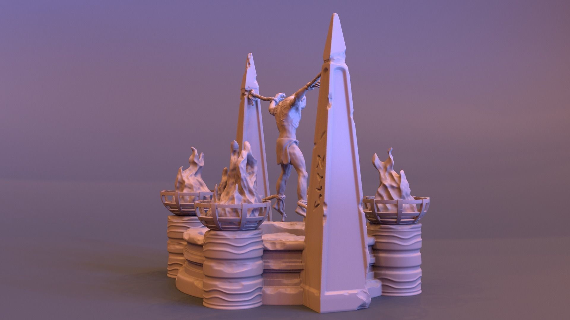 Sacrificial Altar 3D model 3D printable | CGTrader