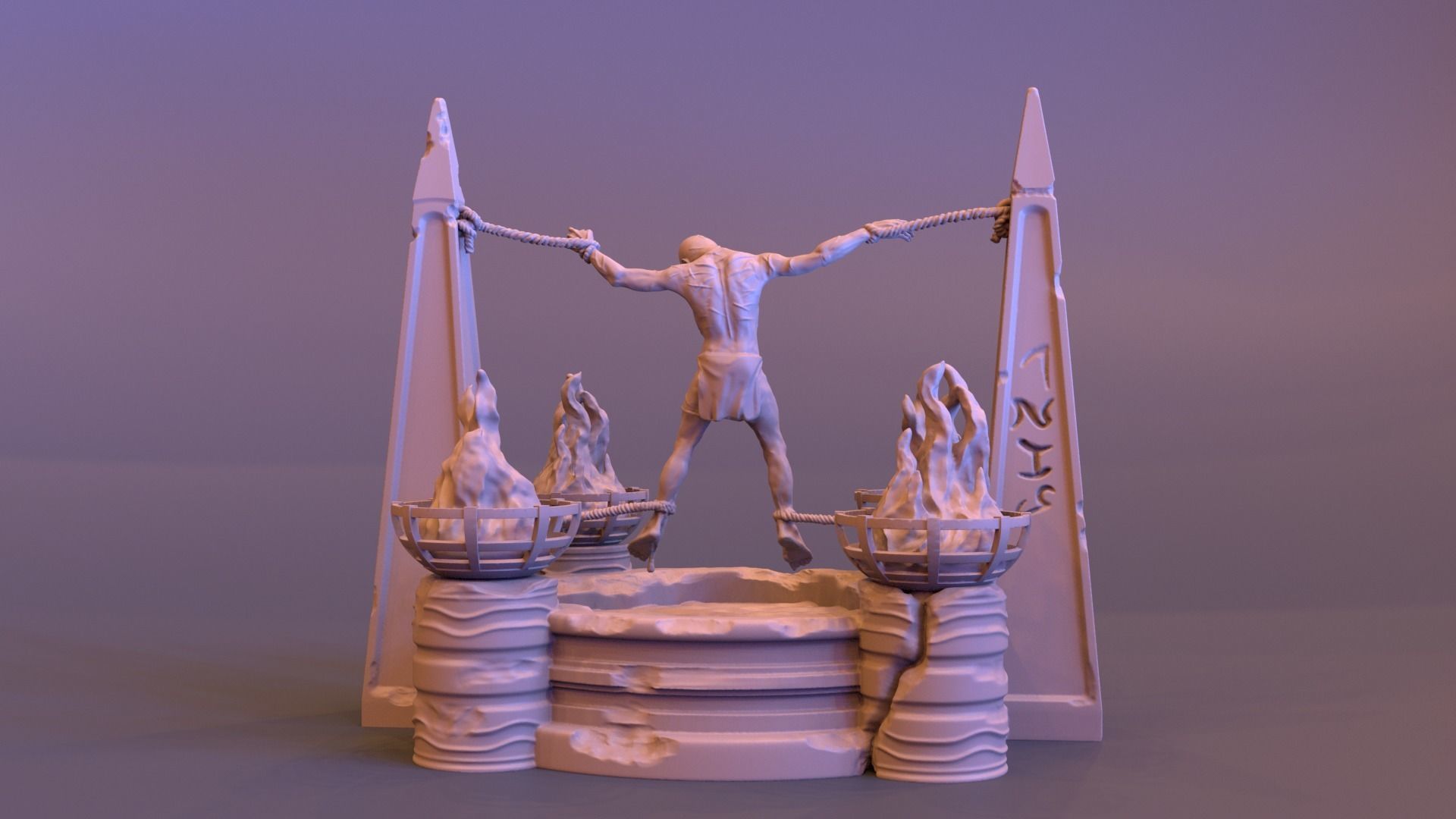 Sacrificial Altar 3D model 3D printable | CGTrader
