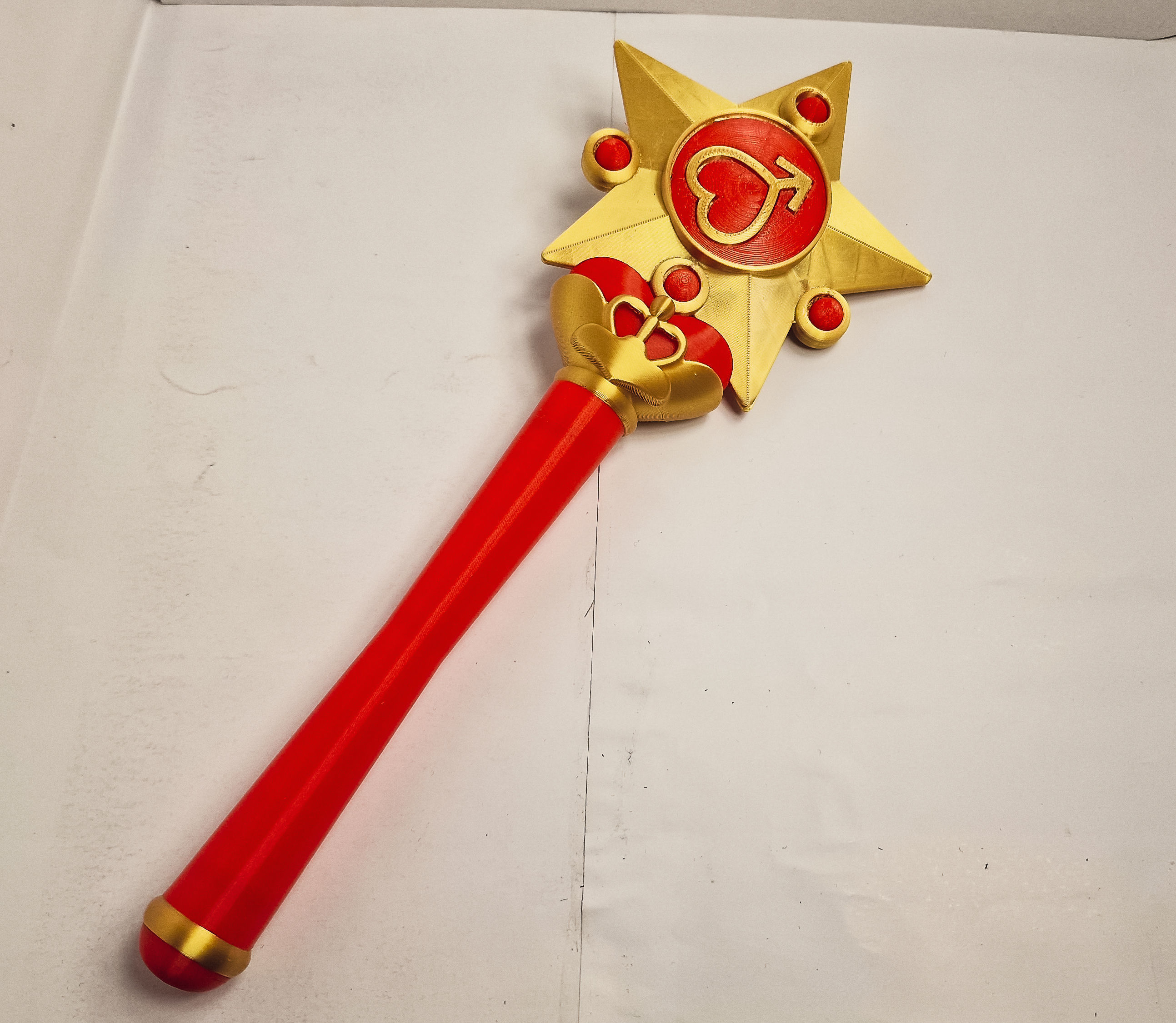 Pretty guardian Sailor Mars transformation wand 3D model 3D printable ...