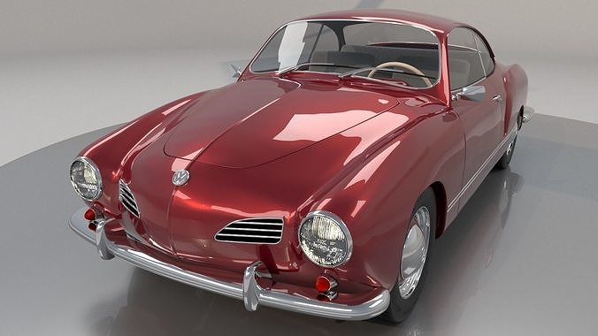 Volkswagen Karmann Ghia 1965 High Poly 3D model | CGTrader