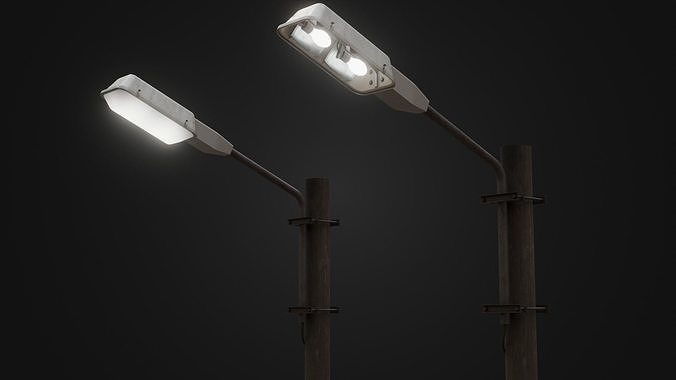 3D model Old Soviet Street Light 01 VR / AR / low-poly | CGTrader