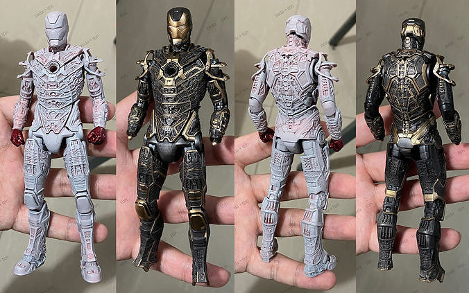 Iron Man mark41 Small scale printable Iron Man 3D model 3D printable ...