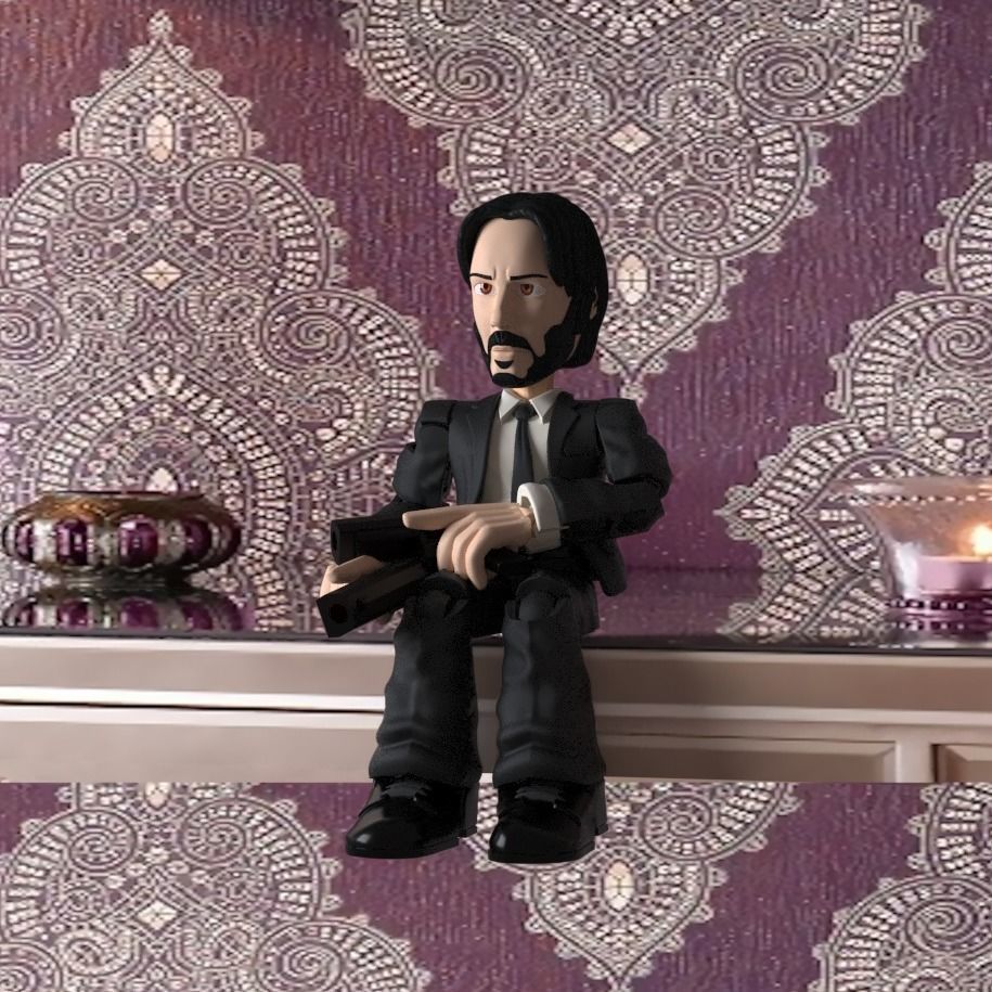 John Wick 3D model 3D printable | CGTrader