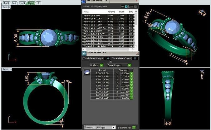 ELE11 Ring 3d Model 3D model 3D printable | CGTrader