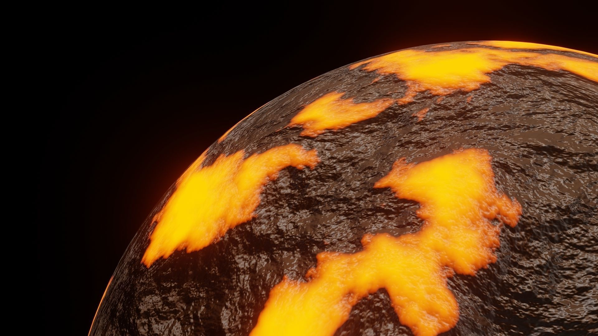 Burning Planet Earth or Hot World or Global Warming 3D model | CGTrader