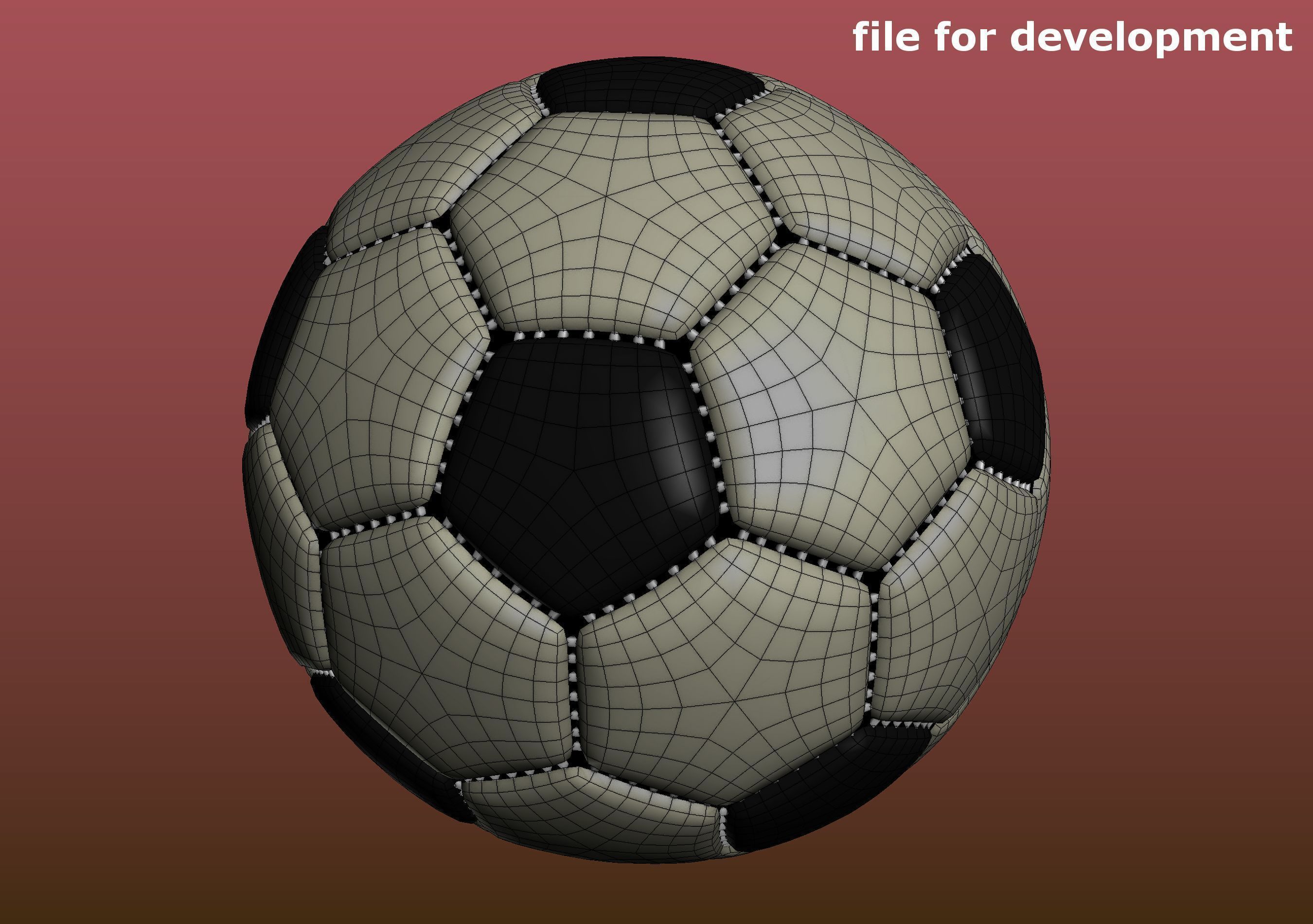 Soccer Ball 3D model 3D printable | CGTrader
