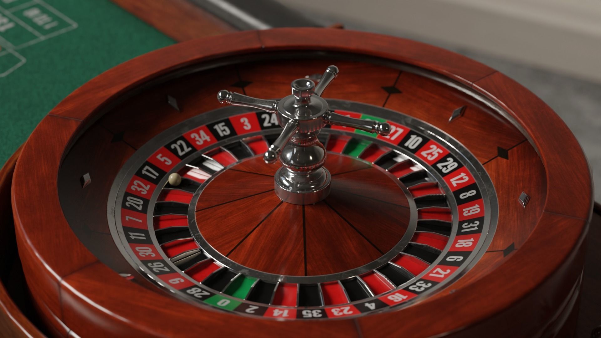 3D model Roulette Table 3D VR / AR / low-poly | CGTrader