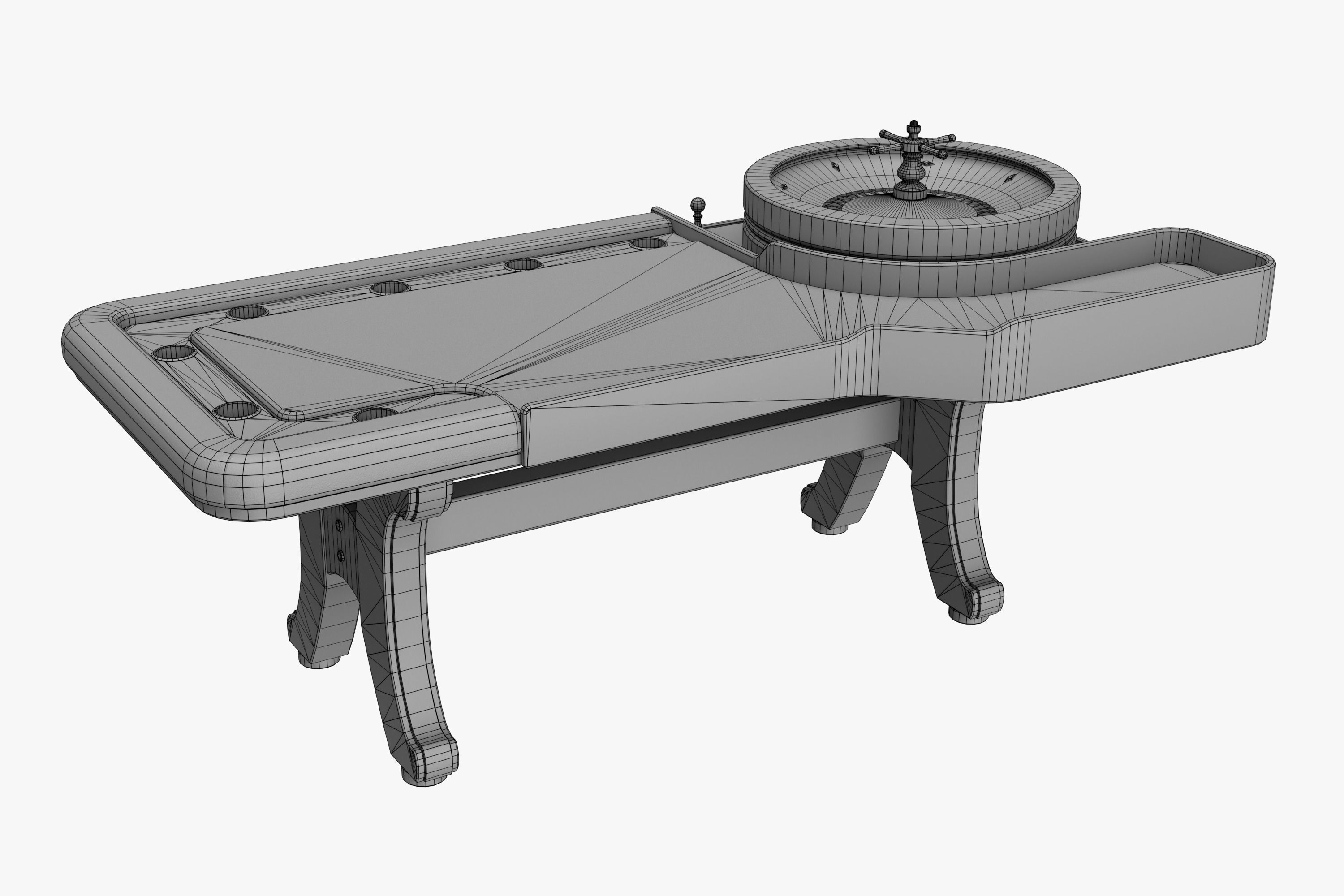 3D model Roulette Table 3D VR / AR / low-poly | CGTrader