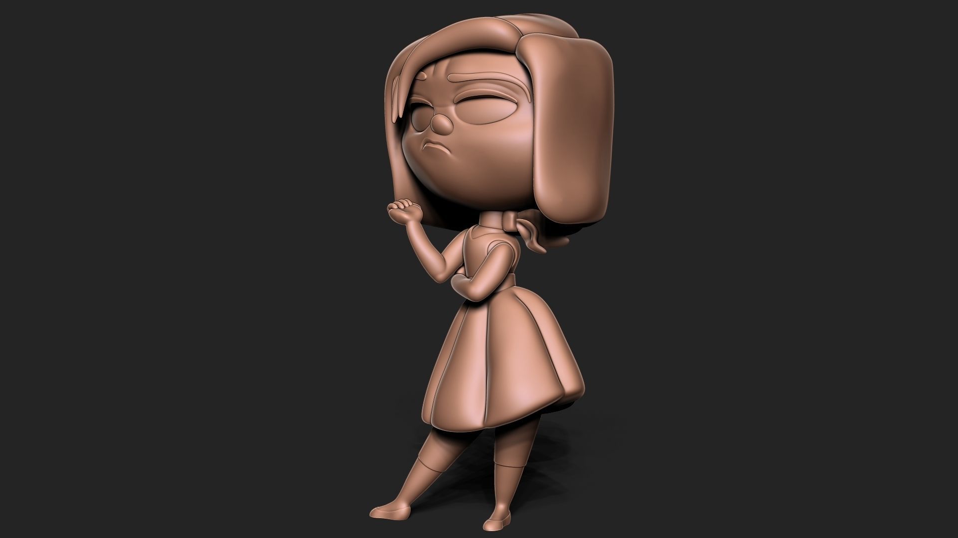 inside out - disgust 3D model 3D printable | CGTrader