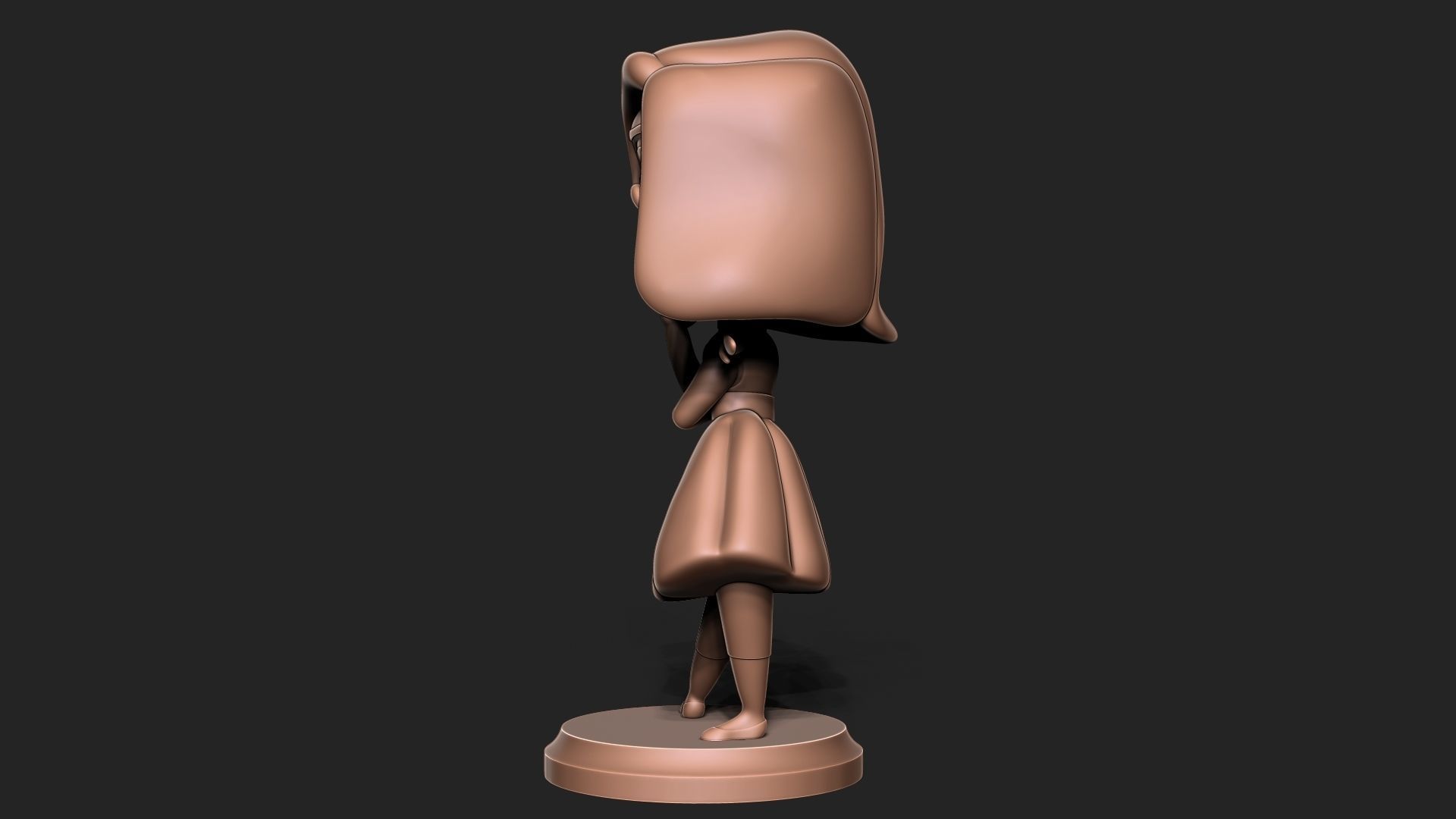 inside out - disgust with base 3D model 3D printable | CGTrader