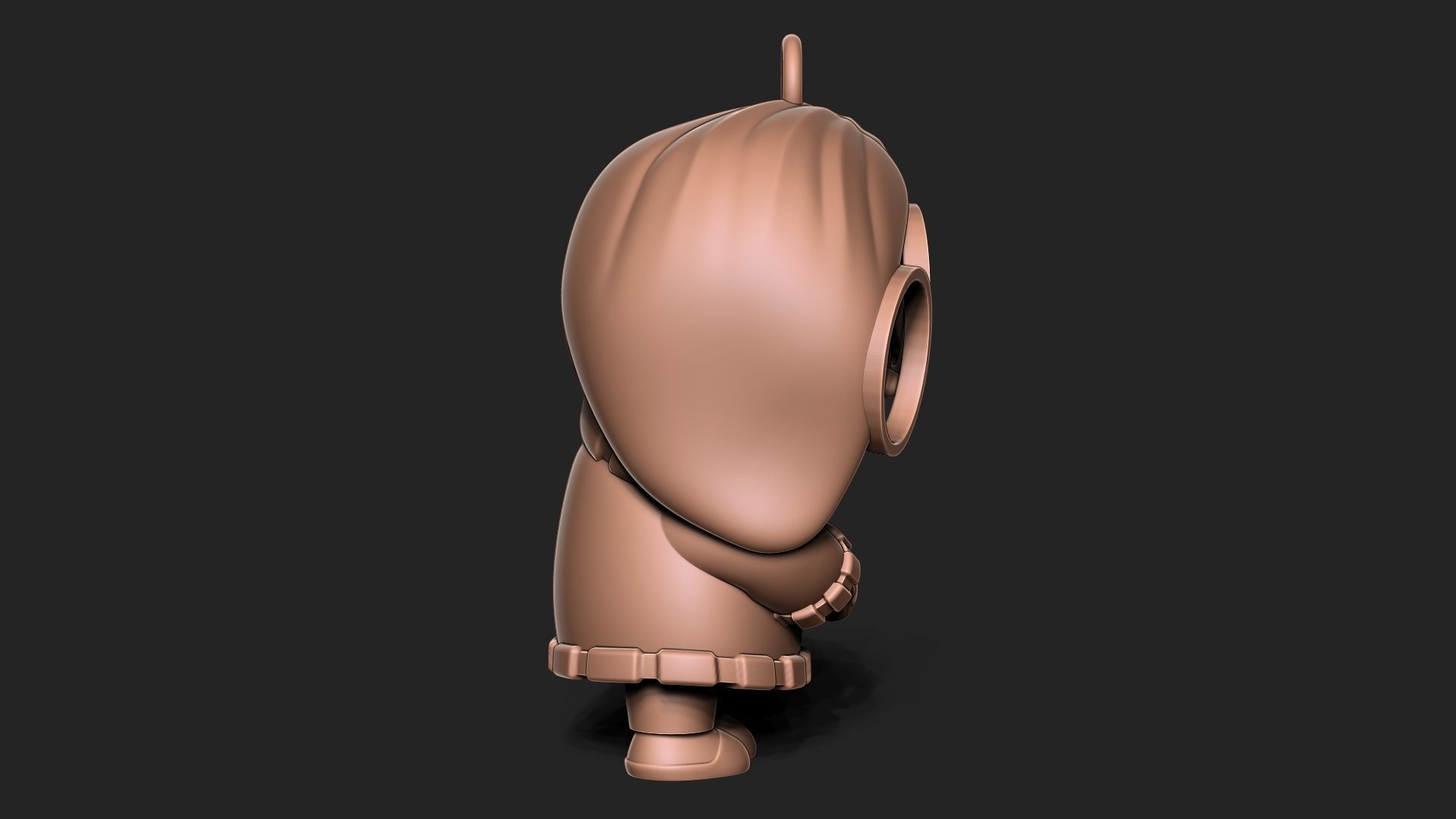 inside out sadness keychain 3D model 3D printable | CGTrader