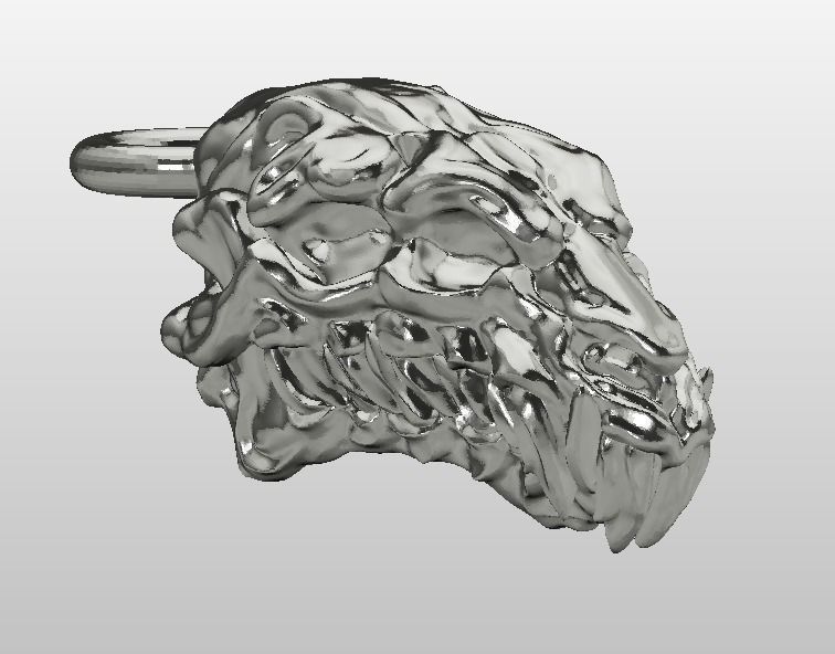 4 Eyed Dragon Skull 3D model 3D printable | CGTrader