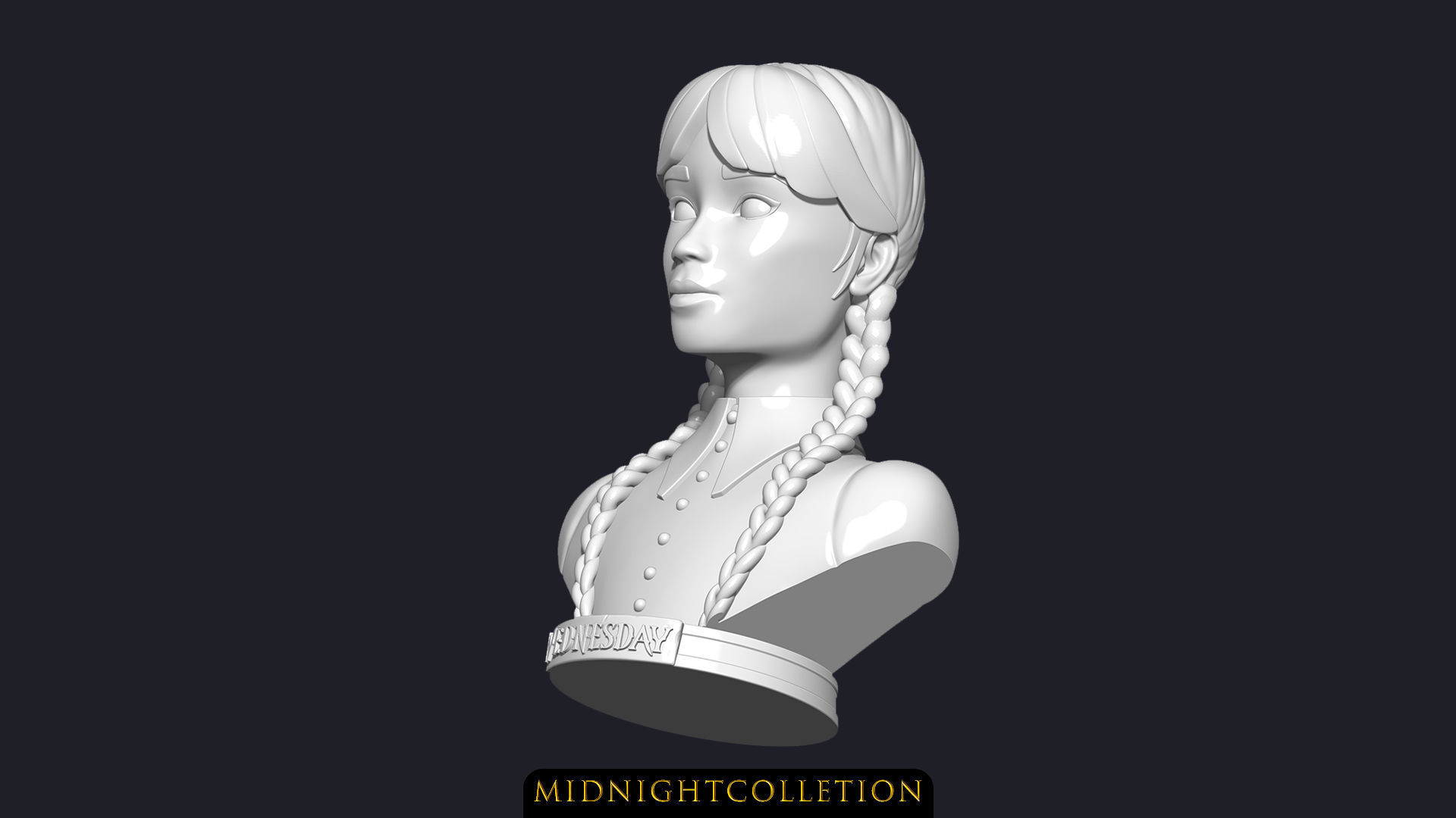 WEDNESDAY ADDAMS - WANDINHA 3D model 3D printable | CGTrader