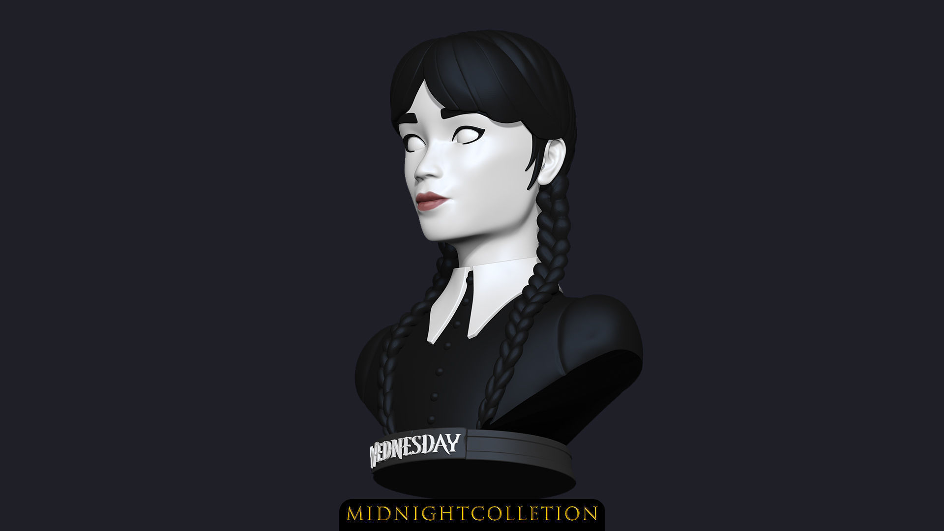 WEDNESDAY ADDAMS - WANDINHA 3D model 3D printable | CGTrader