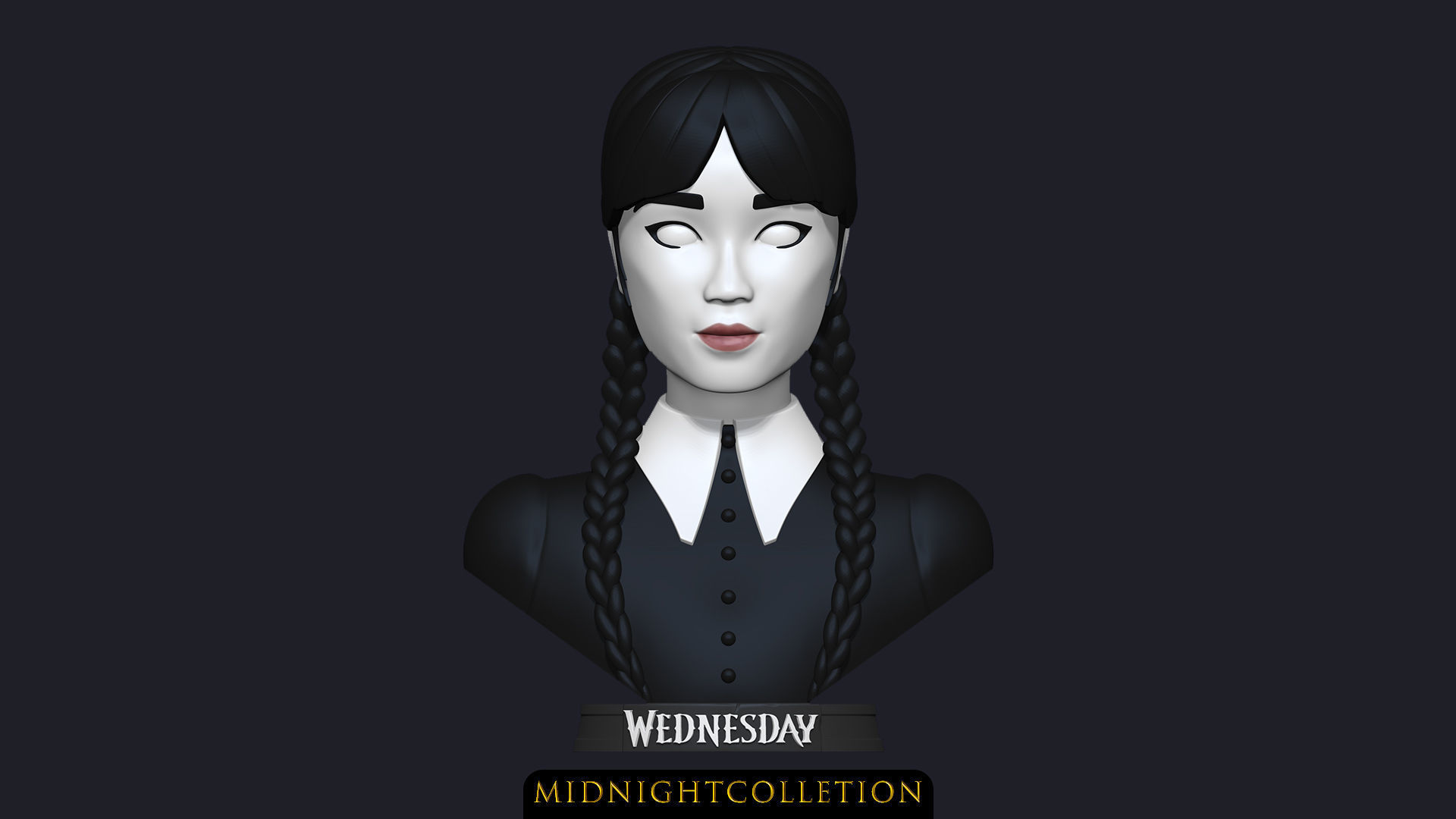 WEDNESDAY ADDAMS - WANDINHA 3D model 3D printable | CGTrader