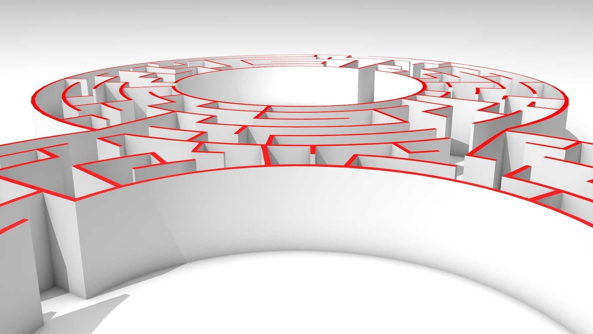 Infinity maze 3D model | CGTrader